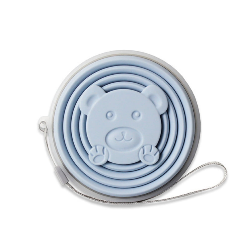 Silicone Collapsible Travel Cup - Silicone Cartoon Folding Camping Cup ...