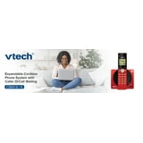 VTech CS6719-16 Cordless Phone System with Caller ID/Call Waiting Red ...
