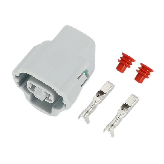 Unique Bargains 2 Pin Fuel Injector Connector Plug Waterproof for ...