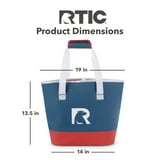 RTIC Unisex Waterproof Puncture Resistant Ultra-Tough Tote Bag, Patriot ...