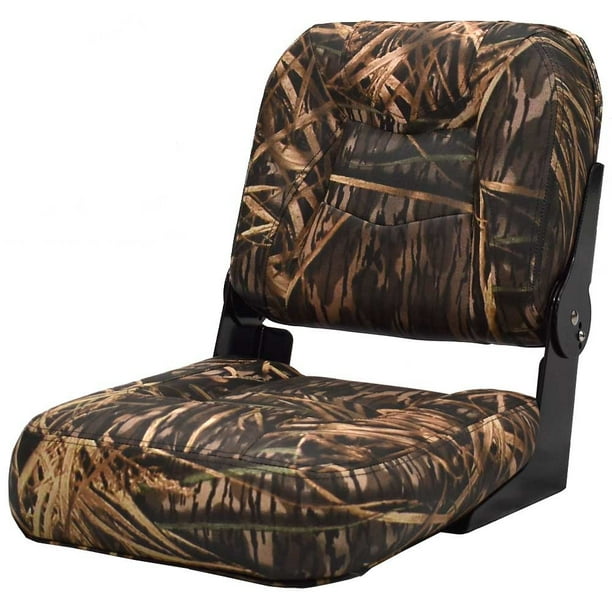 Crestliner Boat Center Folding Seat 2137100 | Shadow Grass Camouflage ...