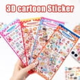 3D PVC Stickers for Kids Reusable Vinyl Decals, No Residue Removable ...