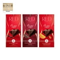 RED Chocolate 6 Bar Variety Pack - Milk, Dark, Extra Dark, White ...