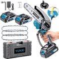 Mini Cordless Chainsaw, Lightweight Handheld Electric Tree Cutter with ...