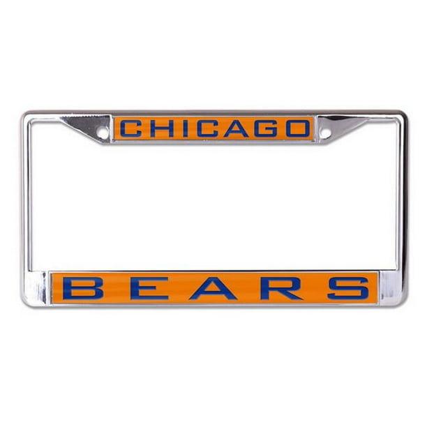 Chicago Bears License Plate Frame - Inlaid - Walmart.com - Walmart.com