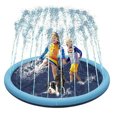 Banzai Jr. Duck Duck Splash 48" Outdoor Summer Water Play Mat, Ages 18 ...
