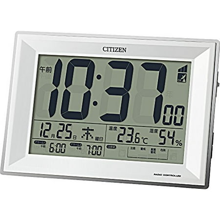 CITIZEN Citizen table clock radio clock with thermometer and hygrometer ...