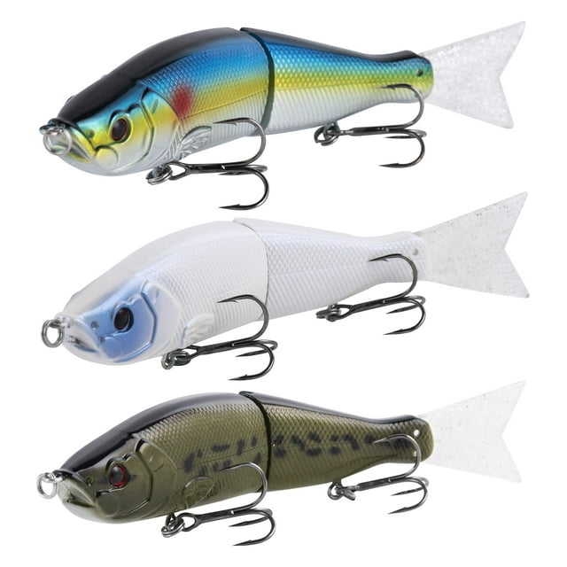 Goture Swimbaits for Bass Fishing, Realistic Bass Fishing Lures - 3pcs ...
