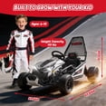 24V 400W Electric kids Ride on Toy,Crazy Go Cart,Drift Car W/Protective ...