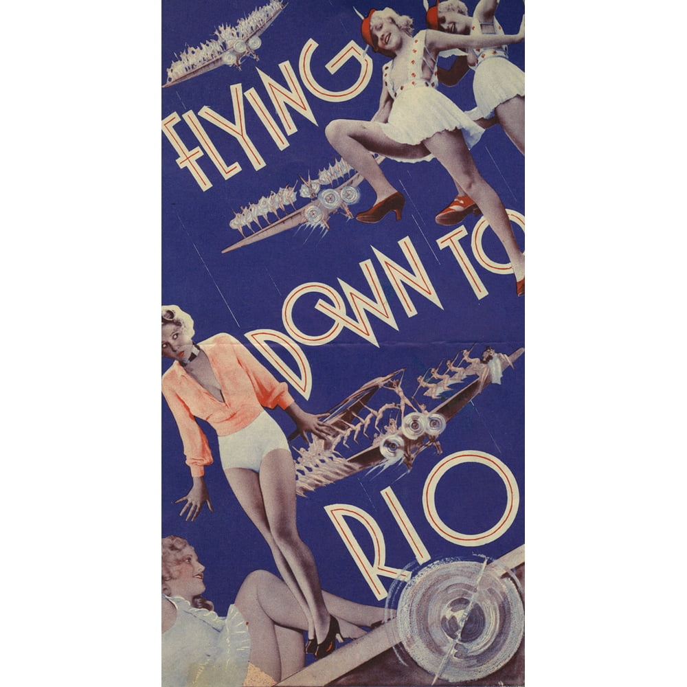 Flying Down to Rio - movie POSTER (Style A) (20" x 40") (1933 ...