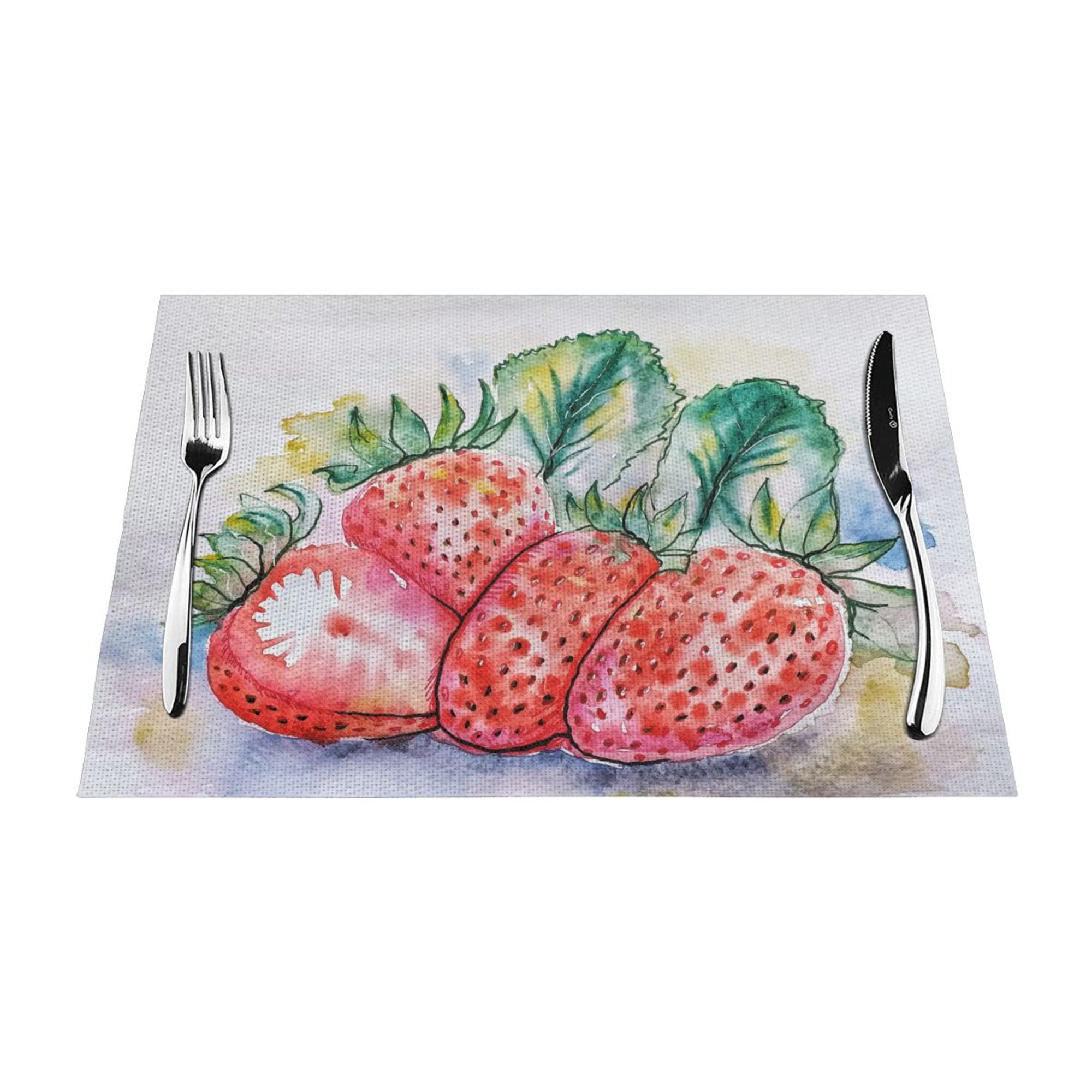 YFYANG Washable Heat-Resistant Placemats, 70% PVC/30% Polyester ...