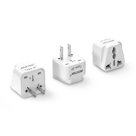 BESTEK Japan Travel Plug Adapter, Grounded Universal Type A Plug ...