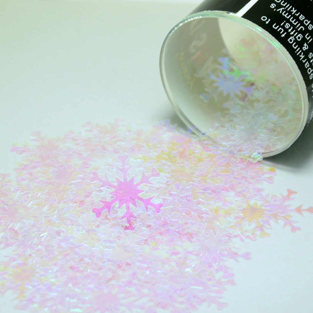 Confetti Snowflake Iridescent - Half Pound (8 oz) - CCL8589 - Walmart.com