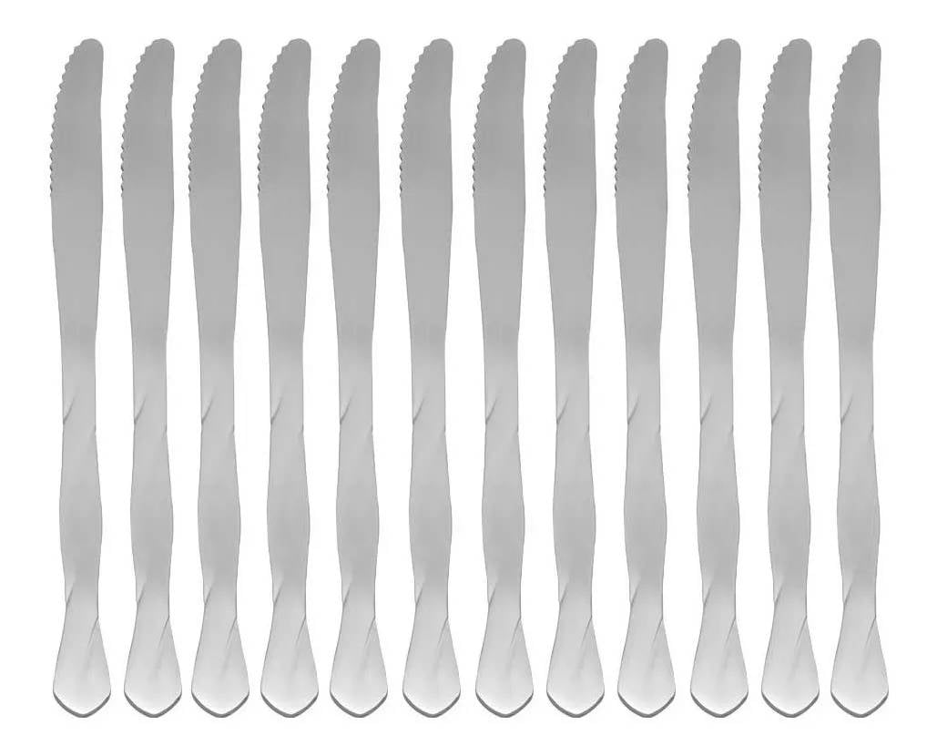 Set Cuchillo De Mesa Acero Inoxidable Moven Althea 12 Piezas | Walmart ...