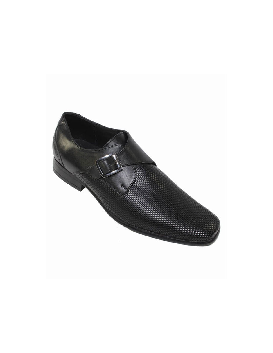 ZAPATOS DE VESTIR LEON HOMBRE CABALLERO NEGRO PIEL 6028 LEON 6028 ...