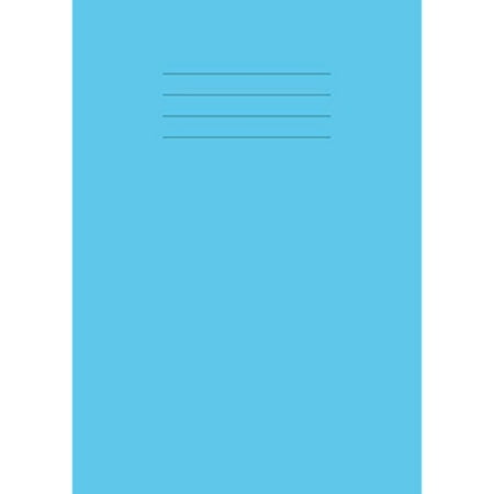 Half Plain Half Lined Exercise Book A4: Top plain and Bottom 20mm Wide ...