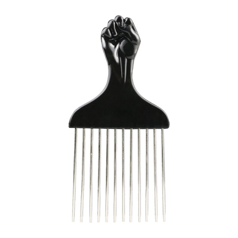 New Gift K4 ABS Plastic Comb Stainless Steel Needle Comb Oil Hair Comb ...