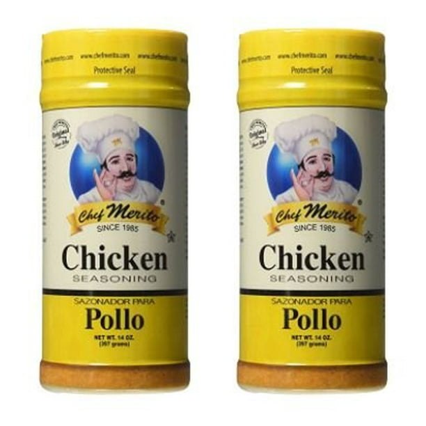 Chef Merito Chicken Seasoning, 14 Ounce (Pack of 2) - Walmart.com