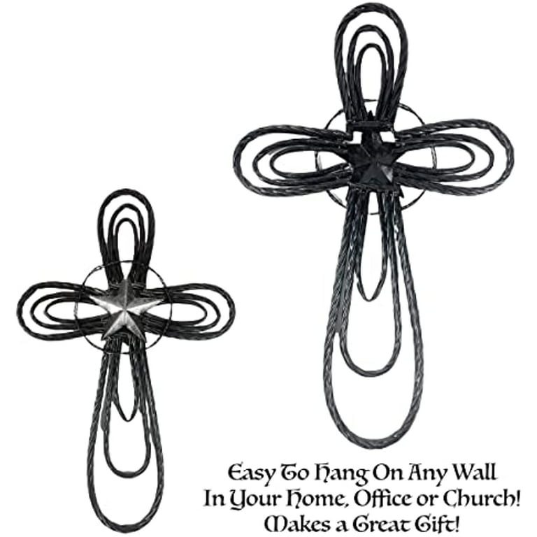 Barb Wire Cross Drawing