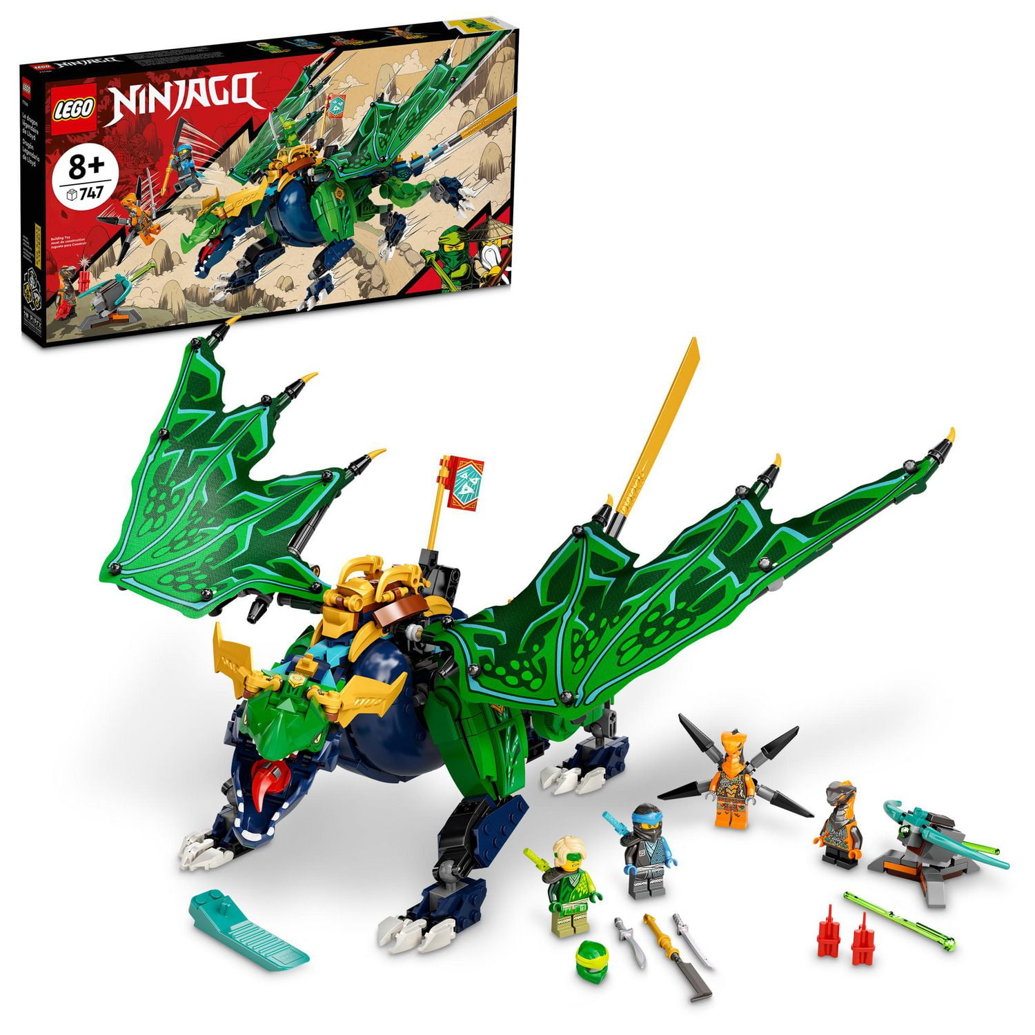 Click here for Lego Ninjago Lloyds Legendary Dragon 71766 Toy Bui... prices