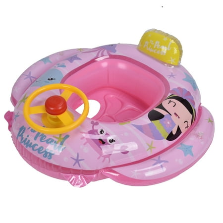 ESTINK Inflatable Kids Boat,Baby Float Boat Inflatable Baby Swimming ...