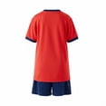 2 Piece Soccer Outfits Kids Short Sleeve Crew Neck T Shirts Elastic ...