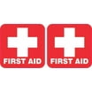 5inx5in Red First Aid Sticker Vinyl Medical Emergency Sign Decal ...