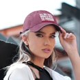 All My Role Models Went To Prison Wine Red Hat Adjustable Funny Fashion ...