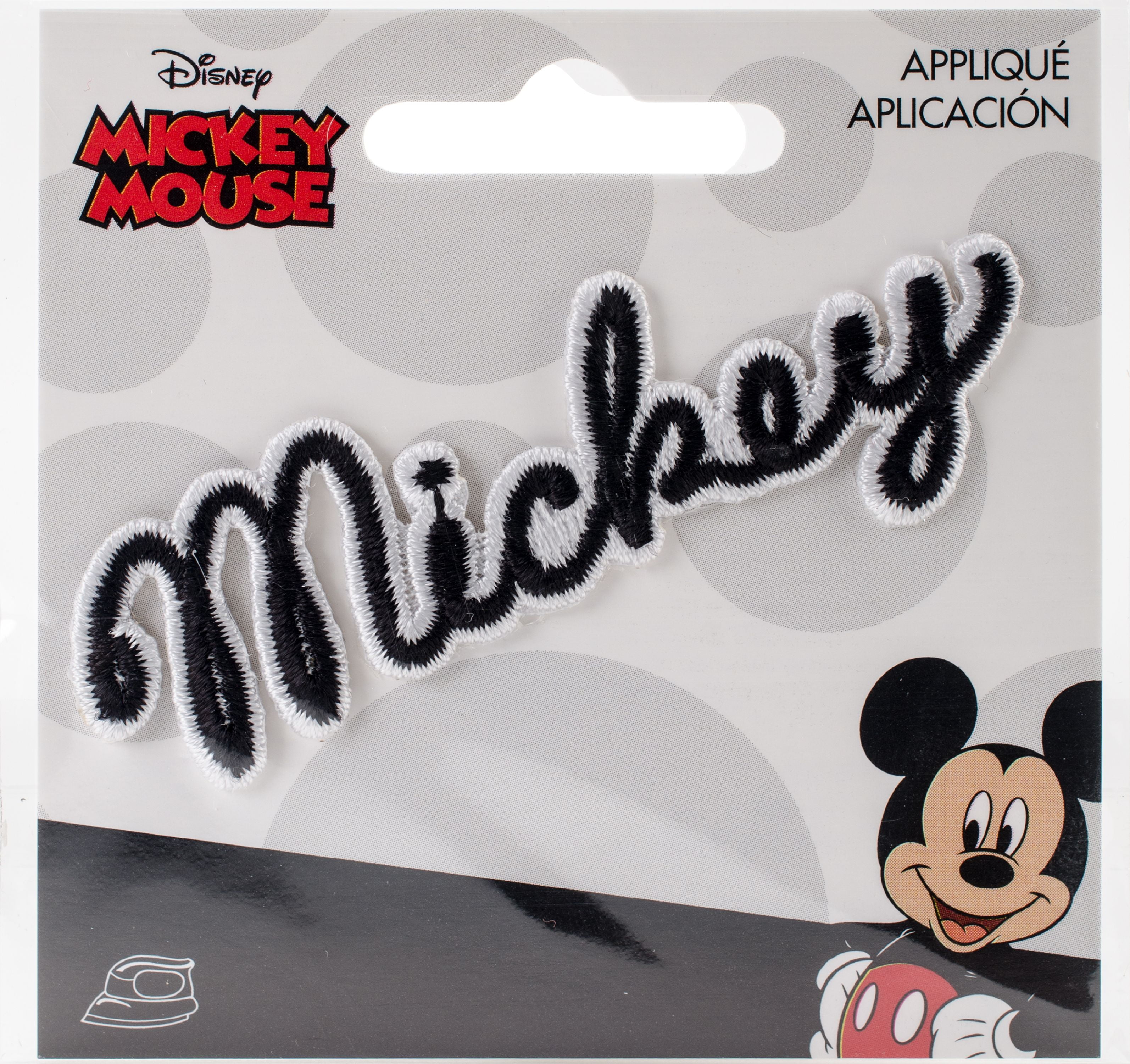 Disney Mickey Mouse Iron-On Applique-Mickey Mouse - Walmart.com