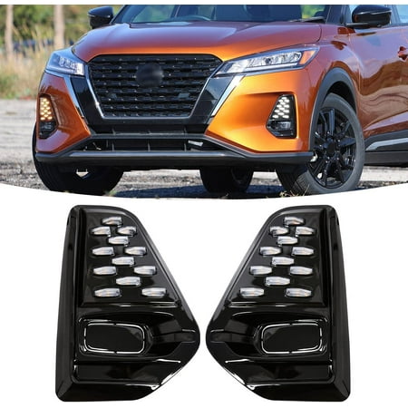 Daytime Running Light For Nissan Kicks 2021 2022 Fog Lights Tri-Colors ...