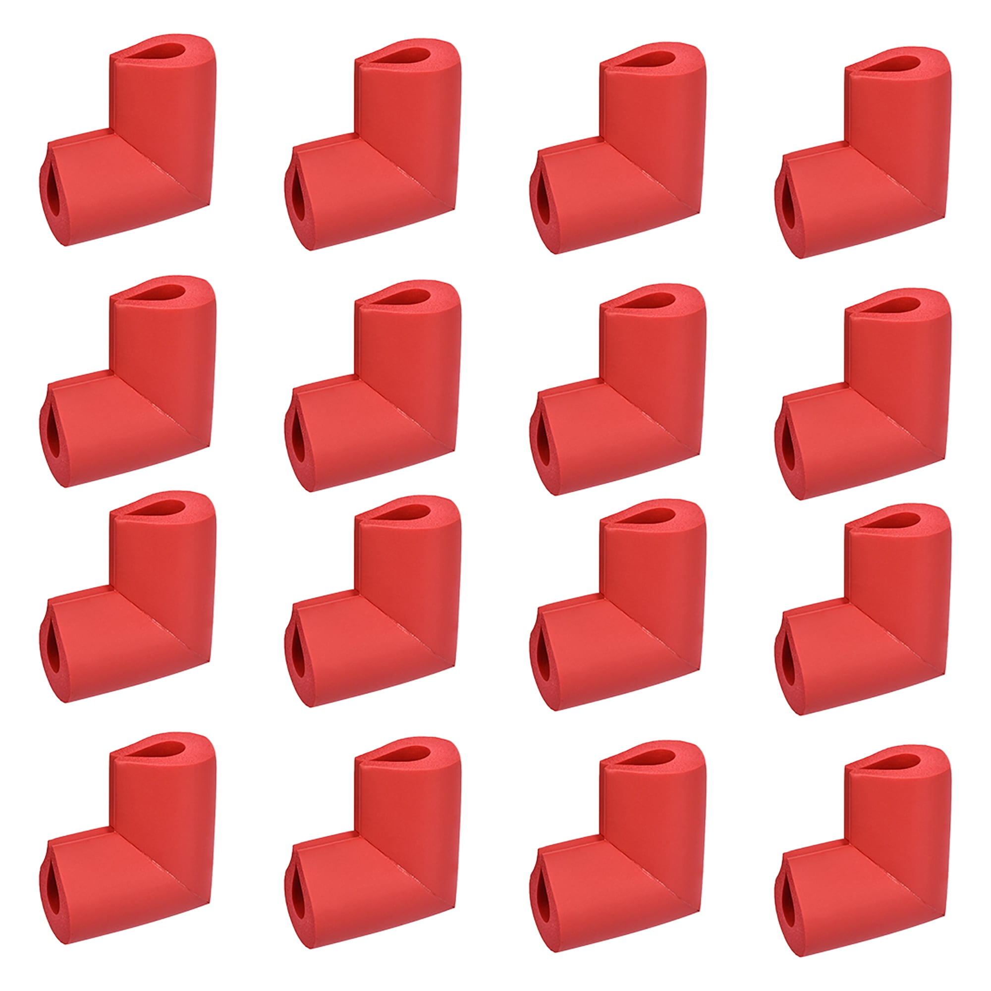 Corners Table Edge Guard U Shaped Angle Corner Guards 50 x 38 x 8mm Red ...