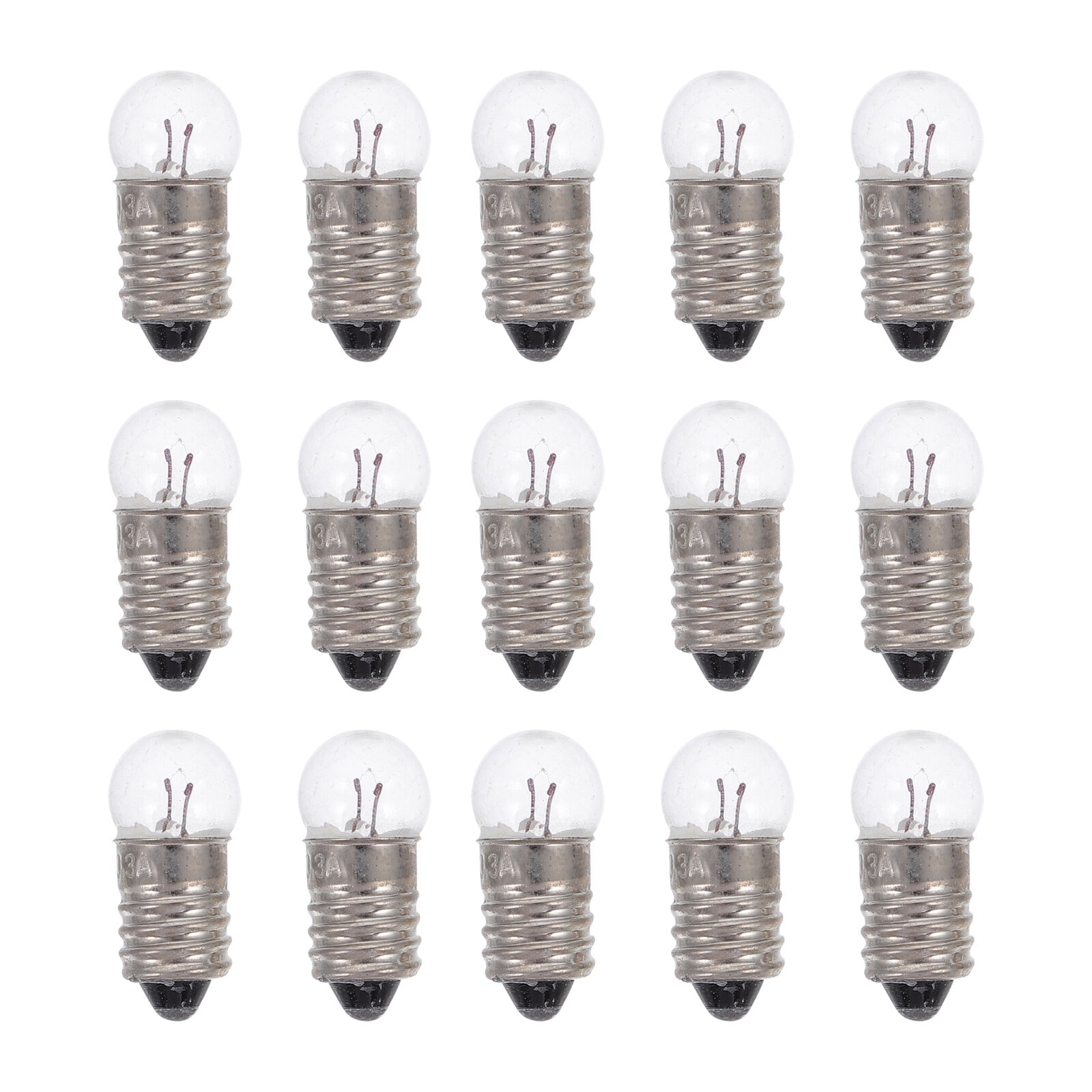 50pcs Small Light Bulbs Electrical Experiment Bulb Flashlight Light ...