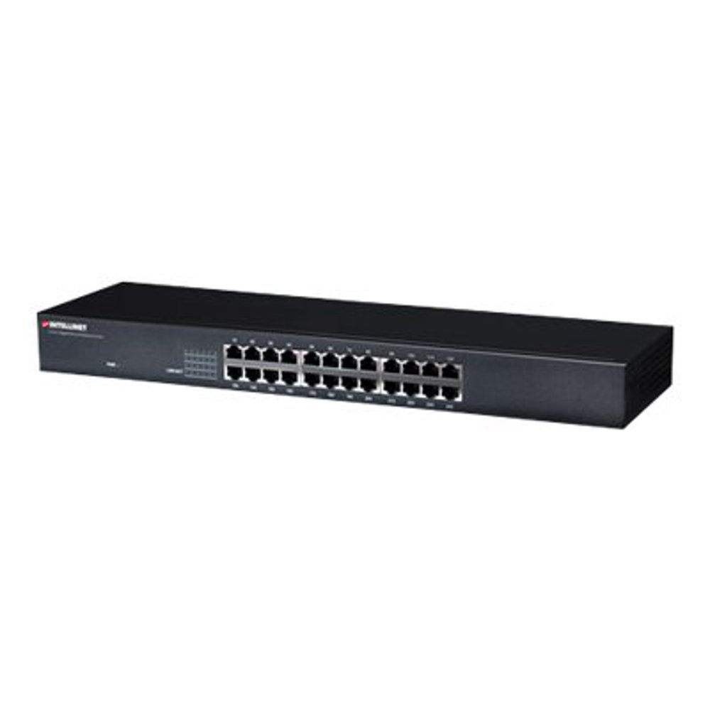 Intellinet Gigabit Ethernet Rackmount Switch - Switch - unmanaged - 24 ...