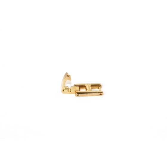 Cuir De Lyon - GOLD COLOR SMALL THIN FOLD OVER CLASP WOMENS WATCH ...