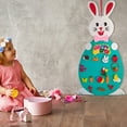 Easter DIY Felt Rabbit Set for Toddlers 37 inch Hanging Bunny Felt ...