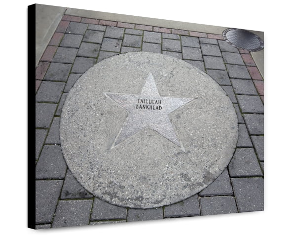 Canvas Print: Tallulah Bankhead Star On Alabama Movie Star Walk Of Fame ...