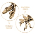 BESTYASH 4Pcs Golden Brass Insect Statues Mosquito Metal Figurines for ...
