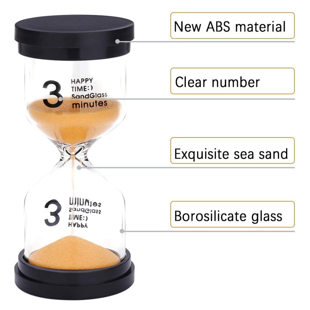 ★大人気商品★ 4pcs Sand Timer 4 Colors Hourglass 3 Min 5mins 10mins 20mins ...