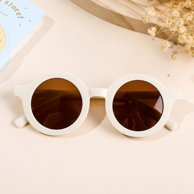SEARCHI Kids Round Sunglasses Cute Circle Sunglasses Baby Toddler ...