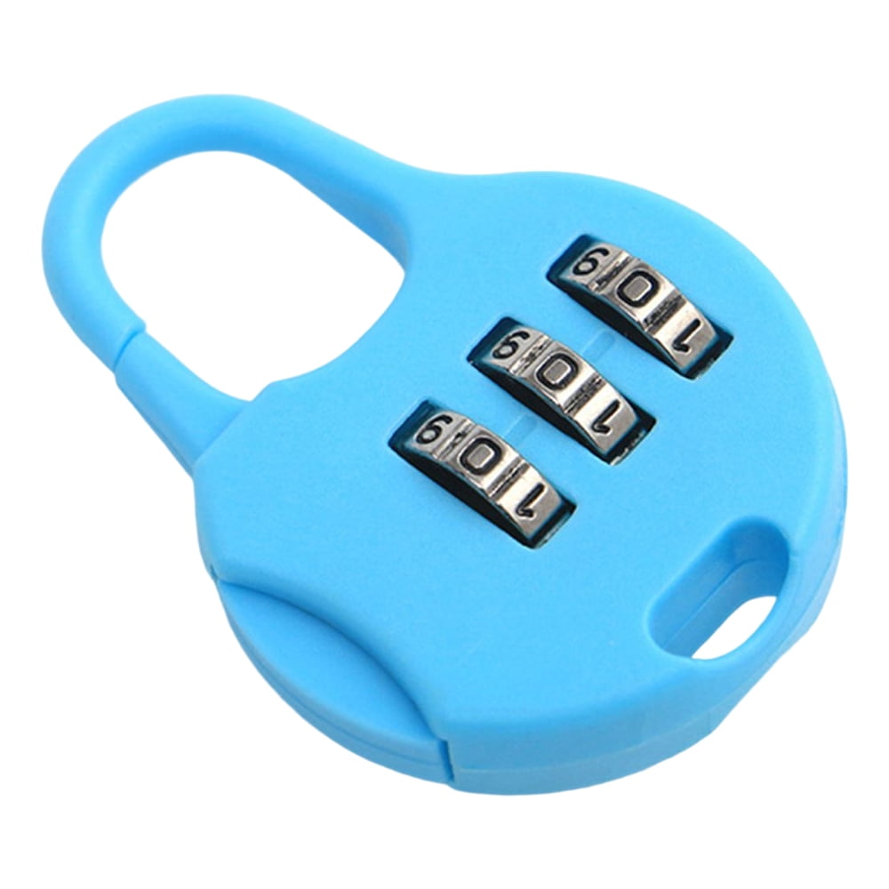 3-Digit Travel Combination Lock Samll Resettable Code Lock for Suitcase ...