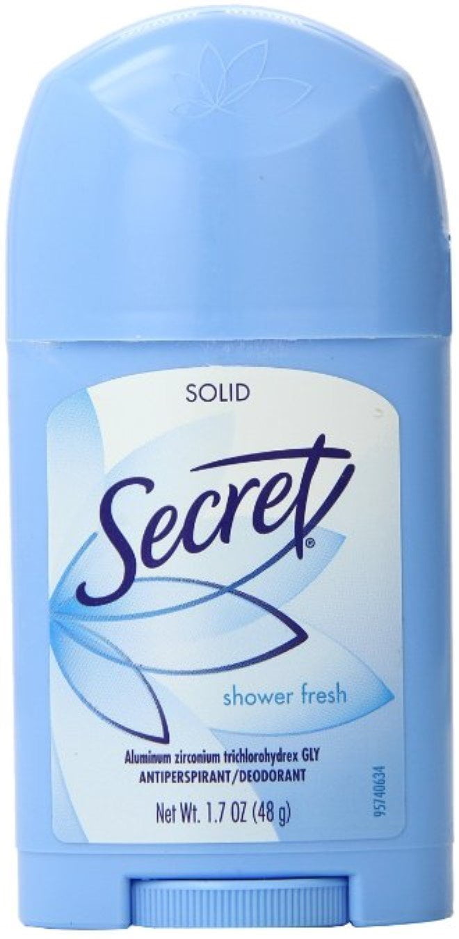 Secret Original Solid Antiperspirant Deodorant Shower Fresh, 1.7oz, 5 ...