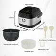 Midea 6-Cup Uncooked Rice Cooker, 360° Induction Heating Technology ...