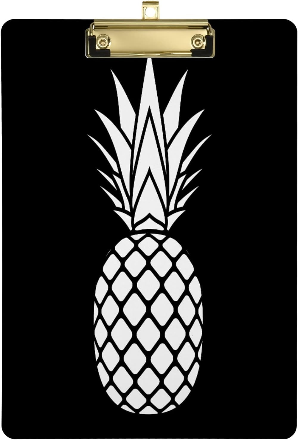 FMSHPON Pineapple Silhouette Black Clipboard Hardboard Wood Nursing ...
