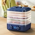 Food Dehydrator Machine | 5 Stackable Stainless Steel Trays Jerky Dryer ...