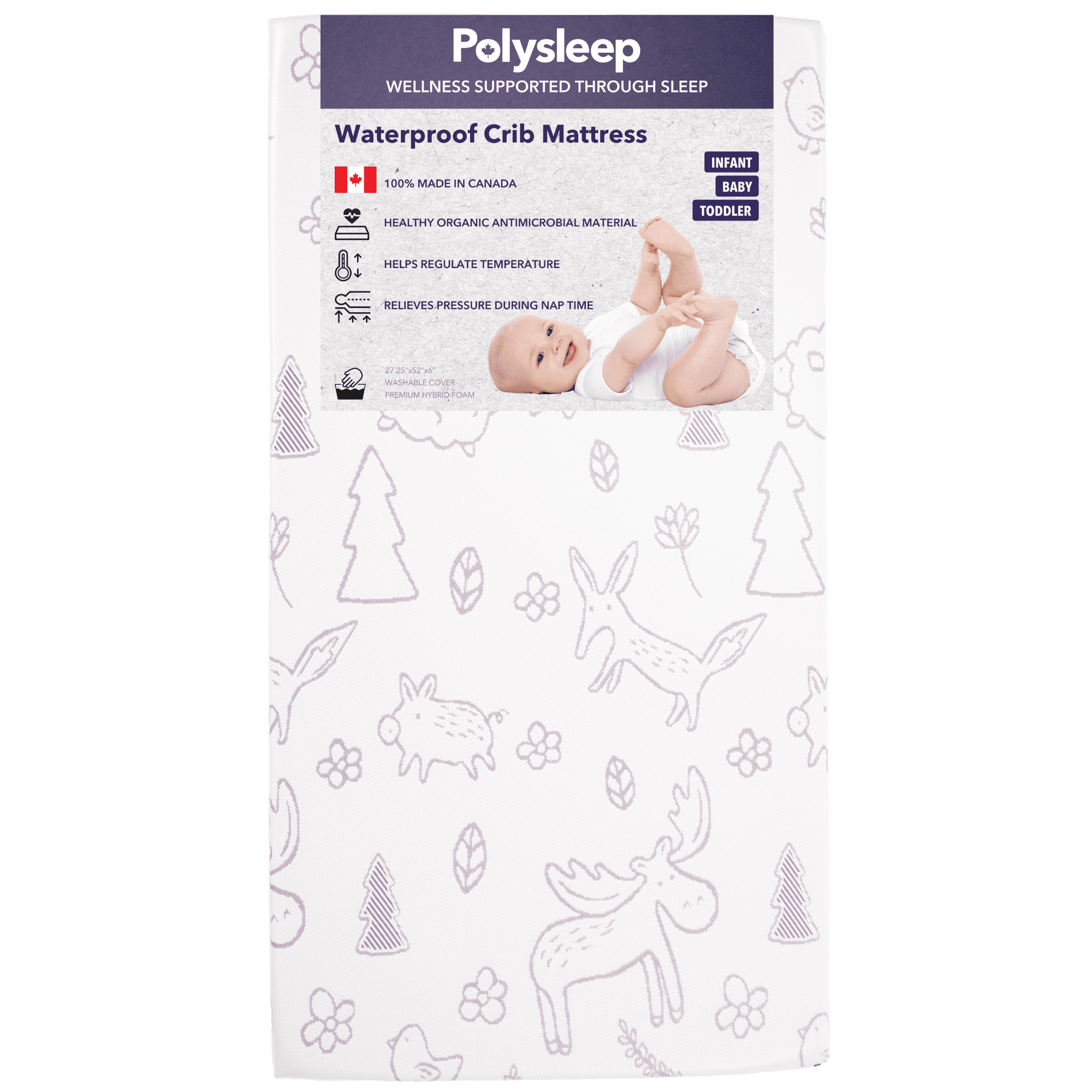 Click here for Polysleep Toddler Mattress Made With Premium Hybri... prices