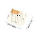 Cute Kitty Pet Feeding Mat, 23.6x15.7in Premium Waterproof PU Leather ...