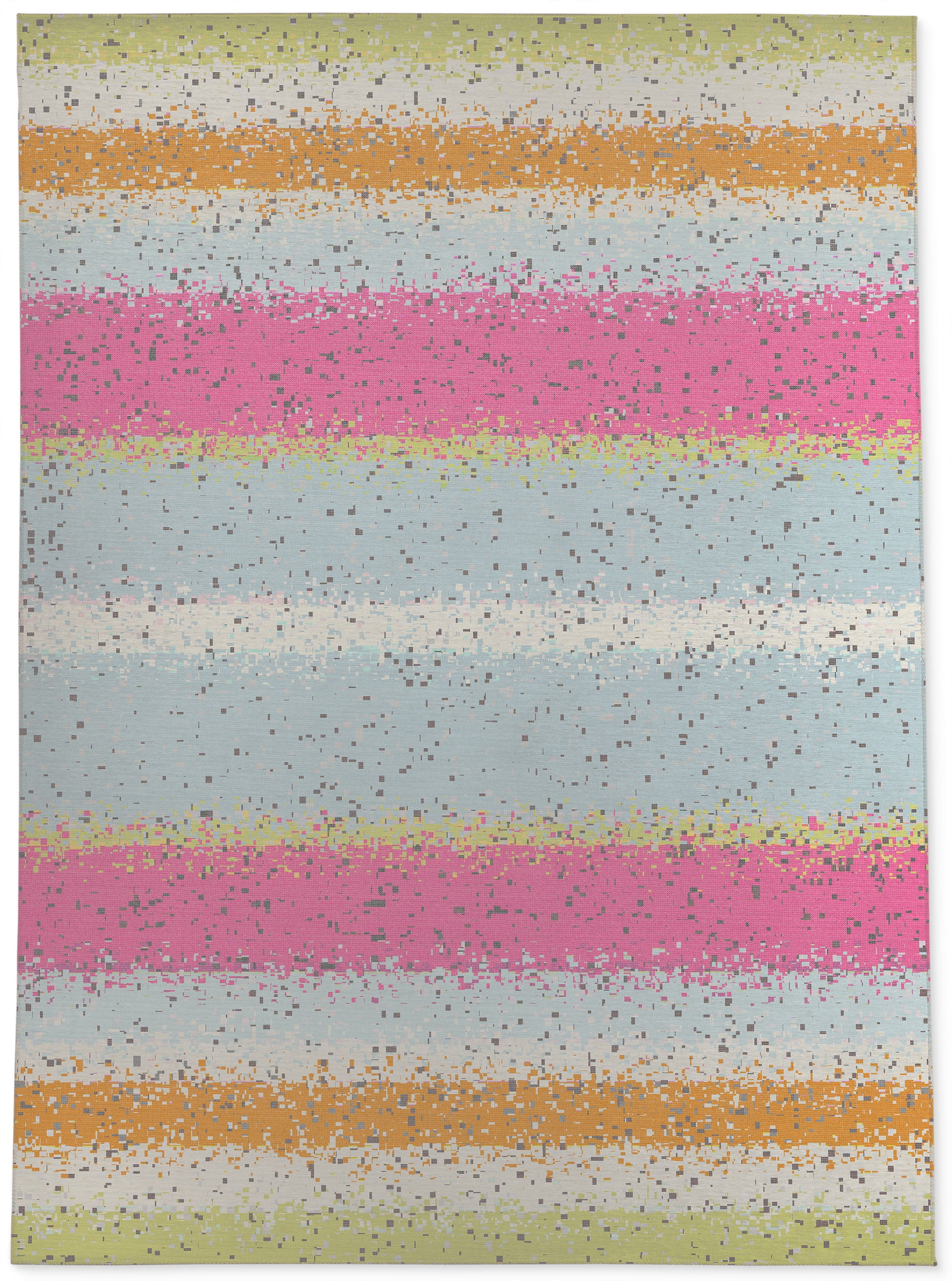 GLITCH PINK Outdoor Rug By Kavka Designs - Walmart.com