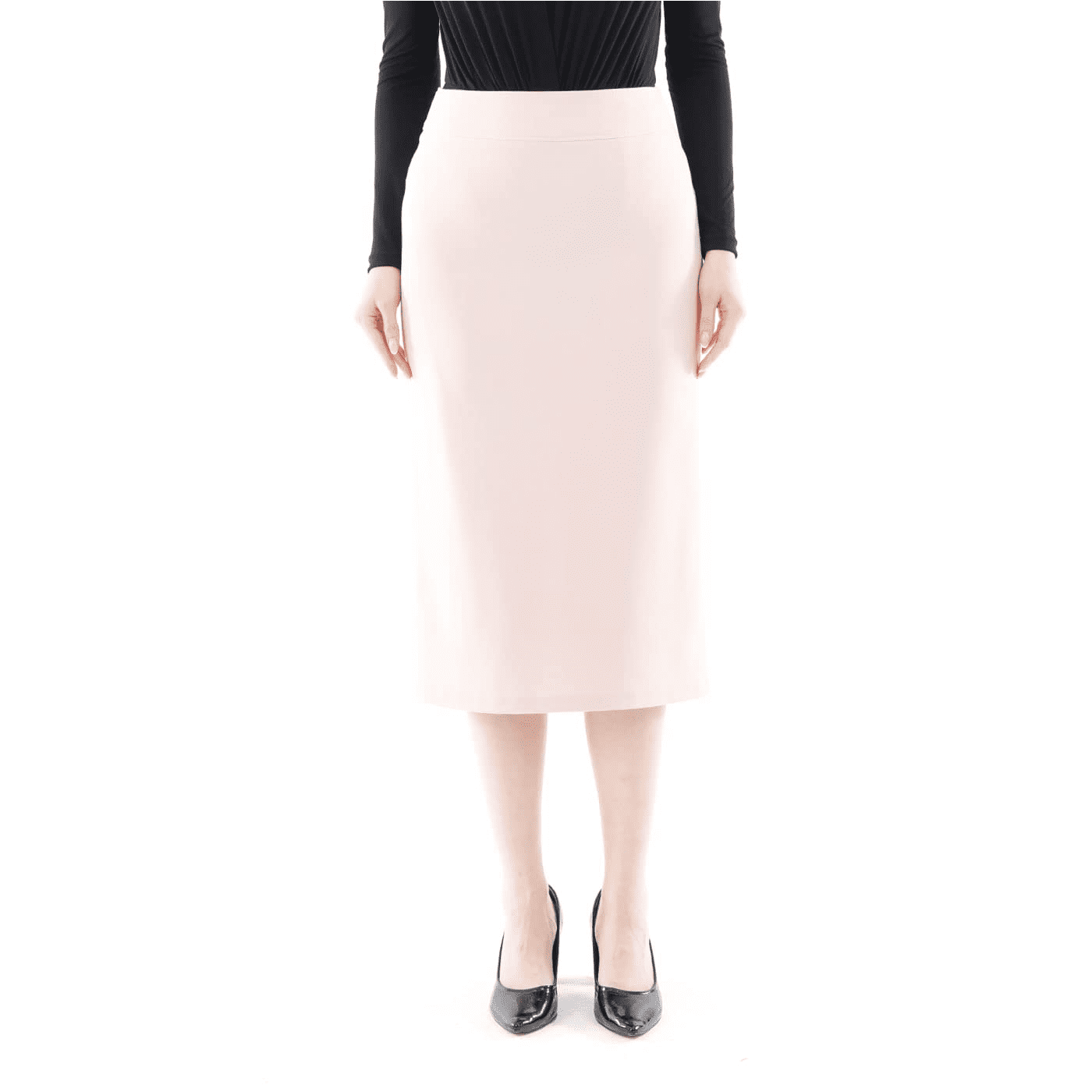 G-Line Stone Back Vented Pencil Midi Skirt for Women — Sizes 4-24 ...