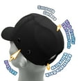 Lucent Path Lightweight Safety Baseball Bump Cap with Sweatband - Black ...