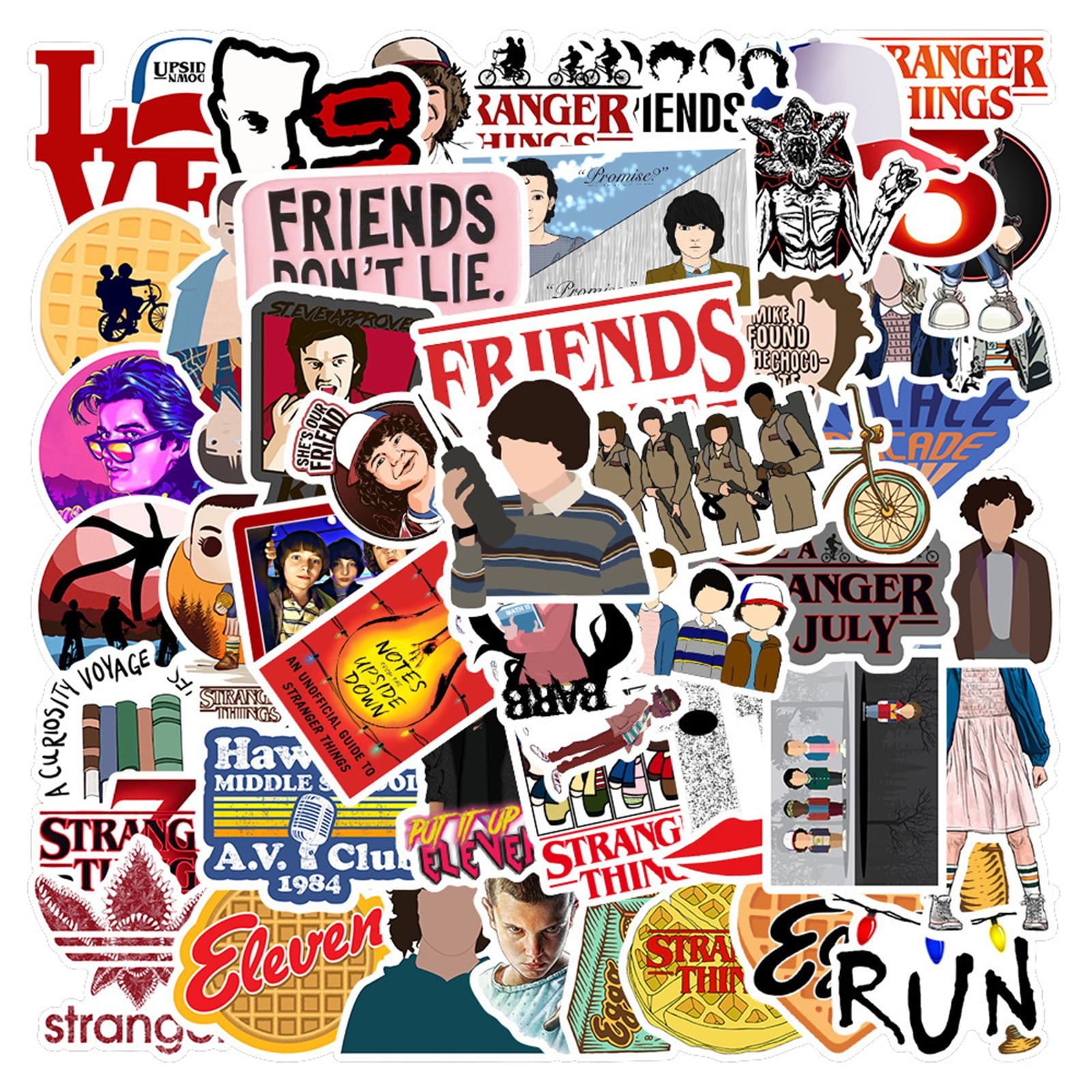 Click here for Cuoff St-Ranger Things Stickers 50 American Tv Ser... prices